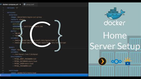 docker containers plex nextcloud and let s encrypt awesome server