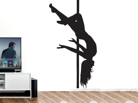 Pole Dancer Wall Art Vinyl Decal Lettering Direct