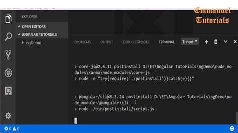 creating your first angular app installing angular cli angular for