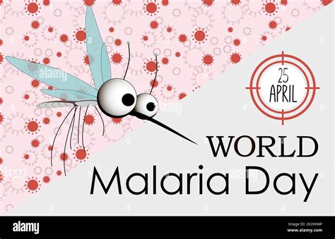 Ilustración Vectorial Del Día Mundial De La Malaria Adecuado Para