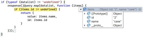 javascript debugger not reaching select statement in jquery