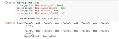 pandas jupyter notebook truncates python output stack overflow