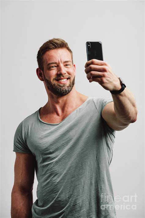 Handsome Man Selfie