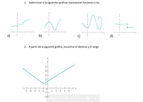 Determinar Si Las Siguientes Graficas Representan Funciones O No