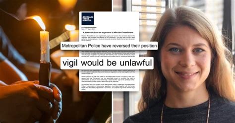 Sarah Everard Met Police Ban Vigil And Threaten To Fine Organisers