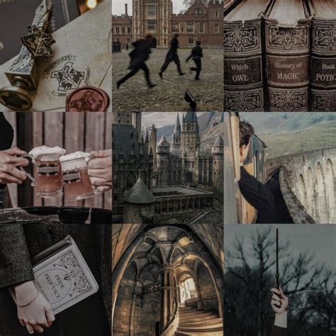 Hogwarts Aesthetic Moodboard Hogwarts Aesthetic Hogwarts Mood Boards