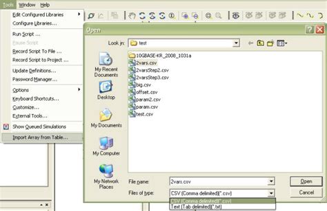 importing tabular arrays — ansoft designer 7 0 在线帮助文档，ansys designer 教程