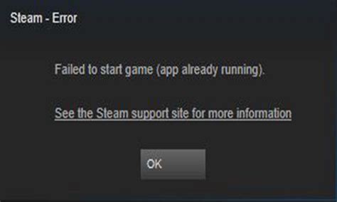 应用程序已运行steam错误，如何修复无法启动游戏失败 windows公告教程