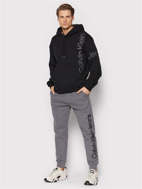 Calvin Klein Jeans Teplákové Kalhoty J30j319651 Šedá Regular Fit