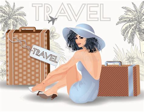Pin Up Summer Sex Girl Stock Illustrations 2 Pin Up Summer Sex Girl