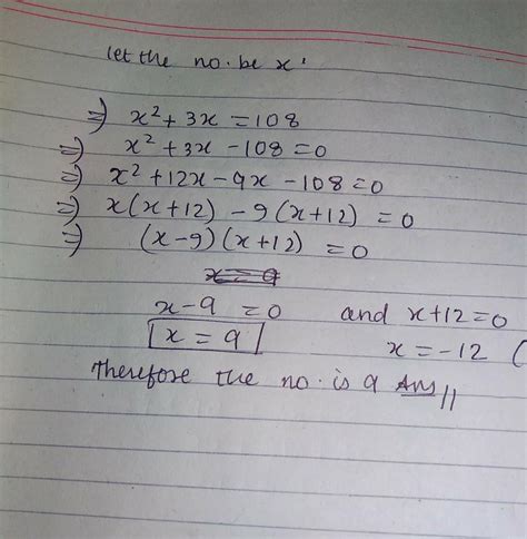 if the square of a number is added to 3 times the number