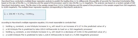 solved macrohard have conducted a multiple linear regress