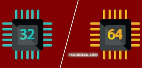 difference between 32 bit and 64 bit processor type pcguide4u