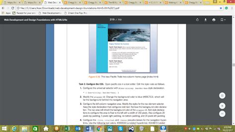 i need help with chapter 6 assignment pacific trails