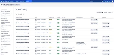 scim user provisioning for confluence version history atlassian