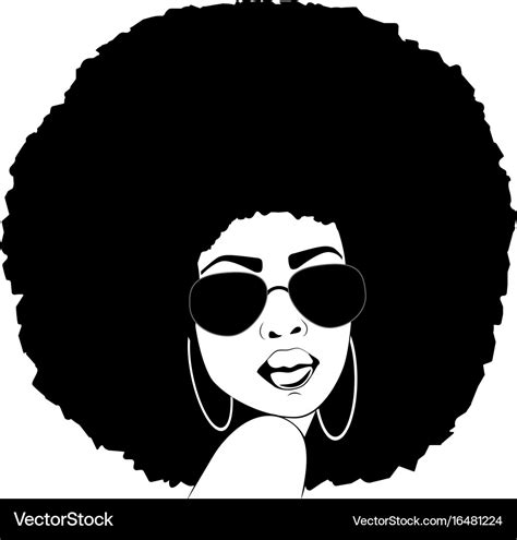 Black Woman Svg Afro Woman Svg African American Woman Svg Dxf Eps