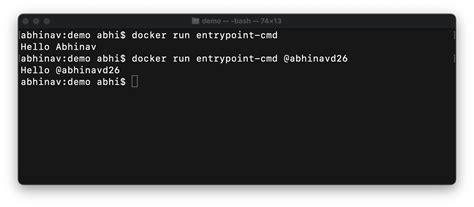 understand cmd and entrypoint differences in docker
