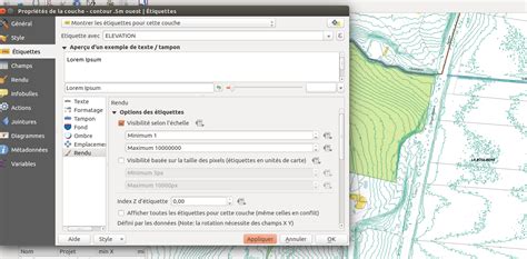 labelling contour lines in qgis use the dem to create contours