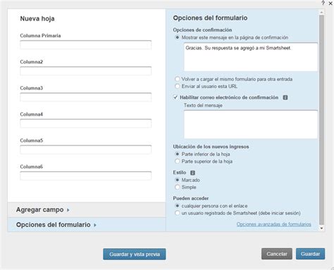 usar formularios web artículos de ayuda de smartsheet