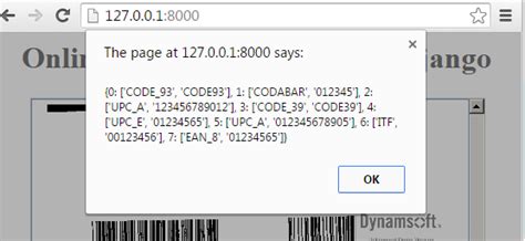 django barcode scanning app dynamsoft developers