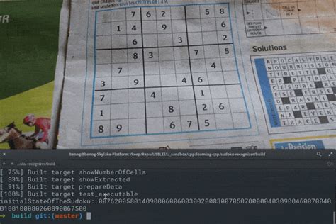 github benng sudoku recognizer grab sudoku info with