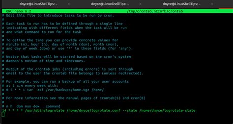 how to rotate logs with logrotate in linux