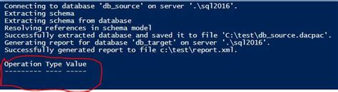 sql server database schema synchronization via sqlpackage