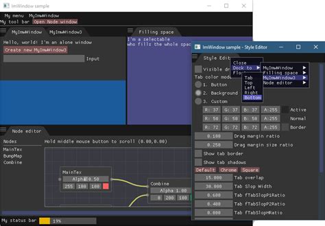 github thennequin imwindow window and gui system based on dear imgui