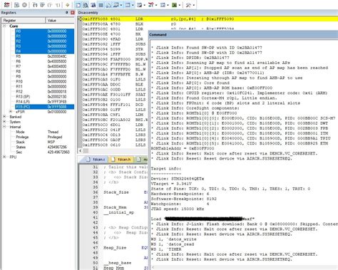 [solved] jlink edu debug wrong memory location j link flasher