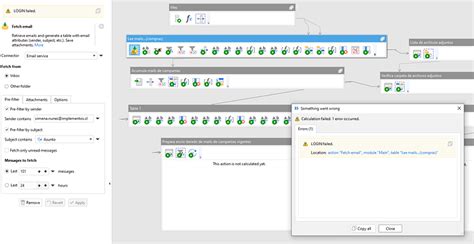 fetch email login fail support easymorph community data