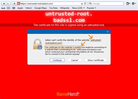 how to fix error code net err cert authority invalid