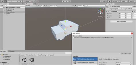vlsdk build visionlib unity projects