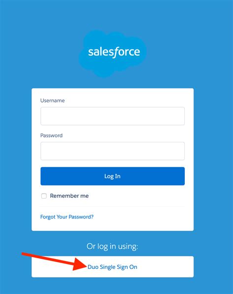duo single sign on for salesforce duo security