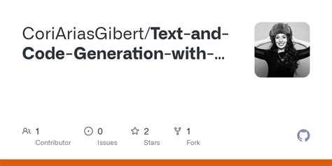 github coriariasgibert text and code generation with gpt neo and