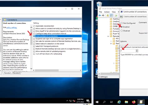 how to allow multiple rdp sessions for the single user in windows vps