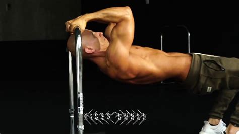 Frank Medrano On The Lebert Equalizer Doing A Biceps Triceps Workout