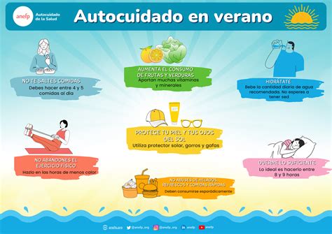 Sigue Estos Consejos Y Disfruta Del Verano Con Autocuidado Anefp