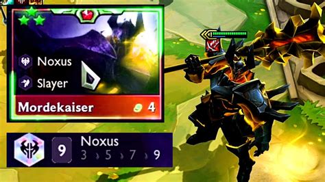 9 Noxus Mordekaiser 3 Star⭐⭐⭐ Tft Set 9 5 Youtube
