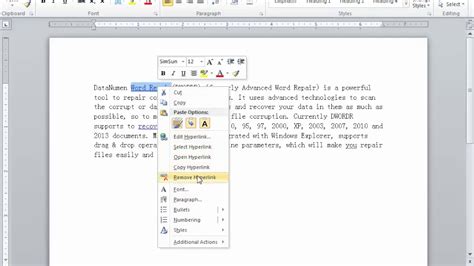 remove hyperlink in word 2020 ghana tips