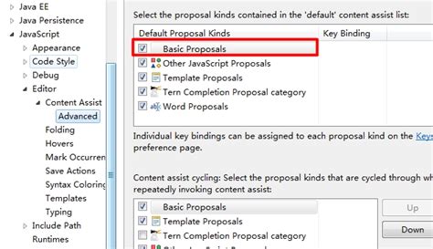 how to edit javascript content assist proposal in eclipse