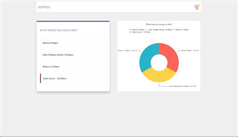 real time polling application using vue and