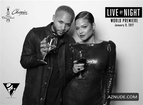 Christina Milian Sexy Dress Without Bra At The Live By Night World