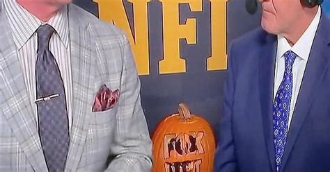 shoutout to whoever carved the fox nfl pumpkin there was certainly an