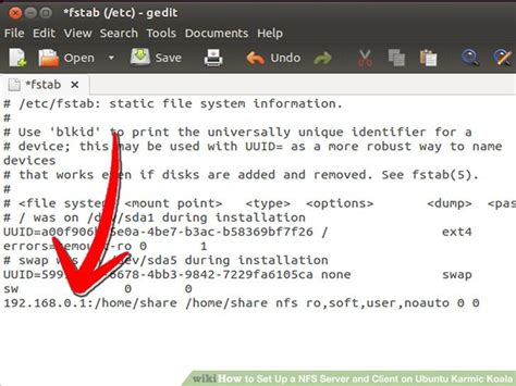 how to set up a nfs server and client on ubuntu karmic koala