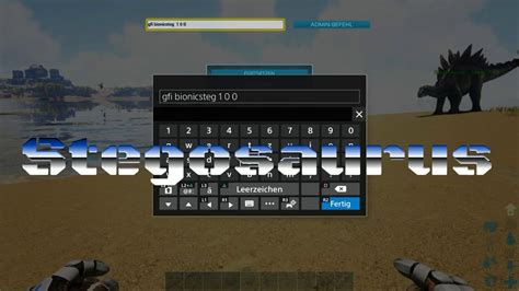 ark ps4 xbox pc all bionic skins cheat commands dino kostüm youtube
