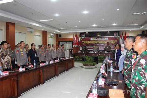 Jelang Nataru Polda Sulteng Gelar Rakor Lintas Sektoral Operasi Lilin