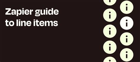 the zapier guide to line items zapier community