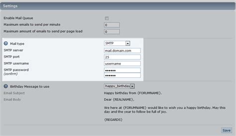 setting smtp settings in smf 2 0 inmotion hosting