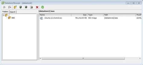 how to upload an iso cd rom dvd rom image to a vmware datastore for