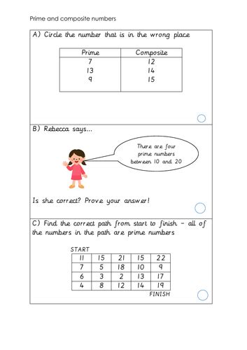 ks2 differentiated prime numbers problem solving and reasoning